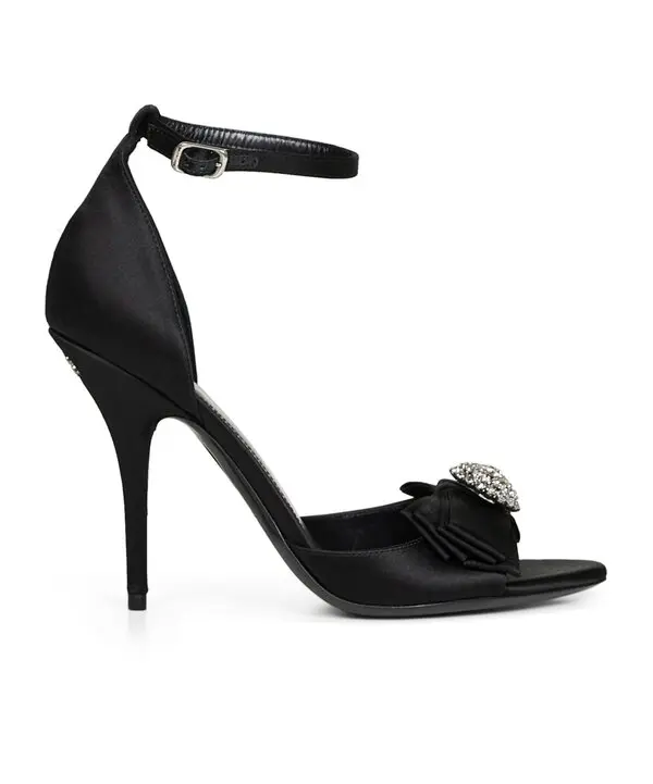 Balenciaga Avenue Palazzo Sandals - Black