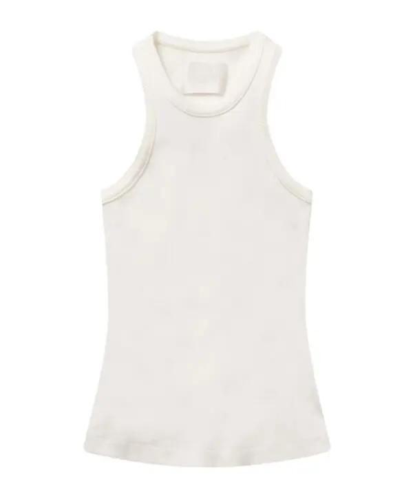 Citizens Of Humanity Akira Ribbed-knit Racerback Tank - Ivory