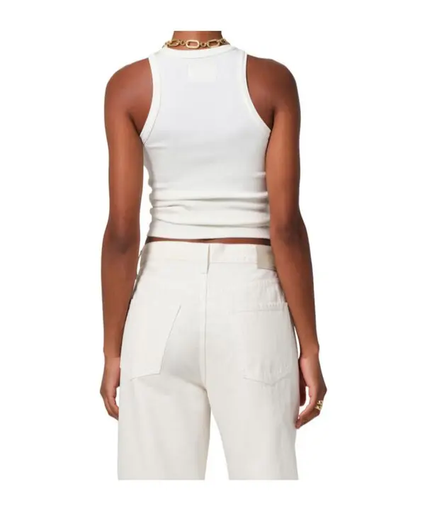 Citizens Of Humanity Akira Ribbed-knit Racerback Tank - Ivory