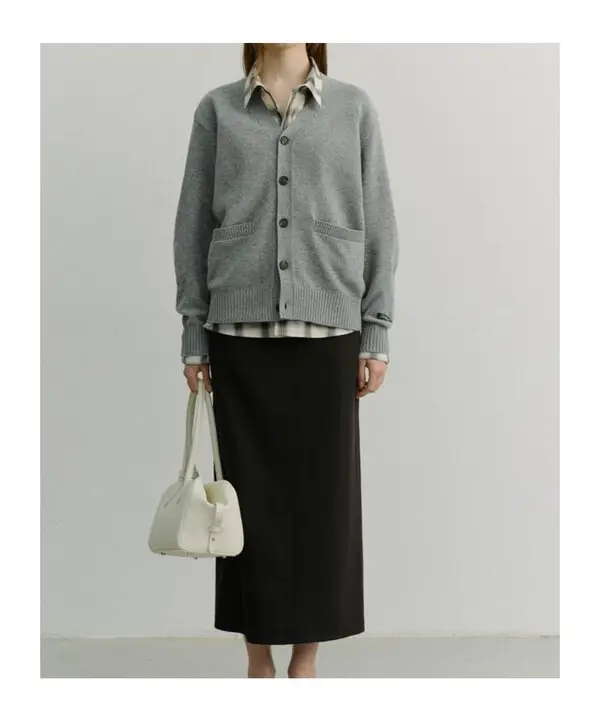 DUNST H-line Maxi Skirt - Black