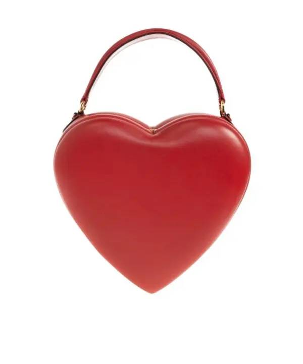 Moschino Heart Zipped Handbag