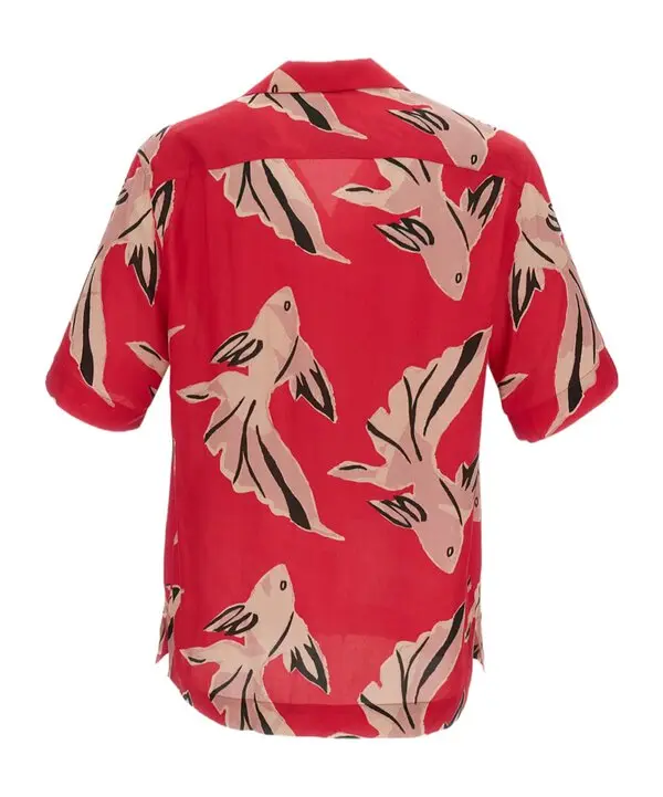 Paul Smith Fish Print Short-sleeve Shirt