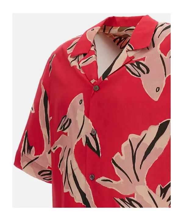 Paul Smith Fish Print Short-sleeve Shirt