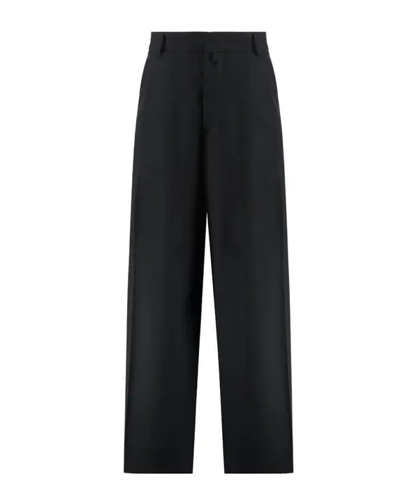Dries Van Noten Pleated Straight-leg Pants - No