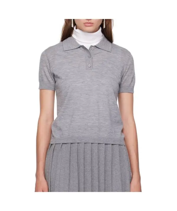 LISA YANG Cashmere Jersey Polo