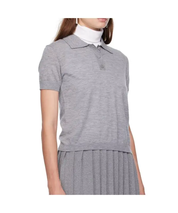 LISA YANG Cashmere Jersey Polo