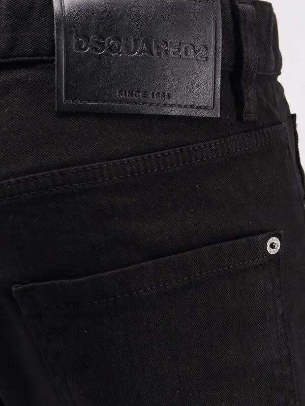 Dsquared2 Straight-leg Slim-fit Jeans - Black