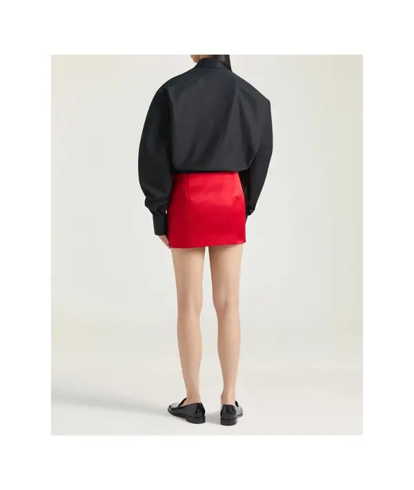 Givenchy Satin Mini Skirt
