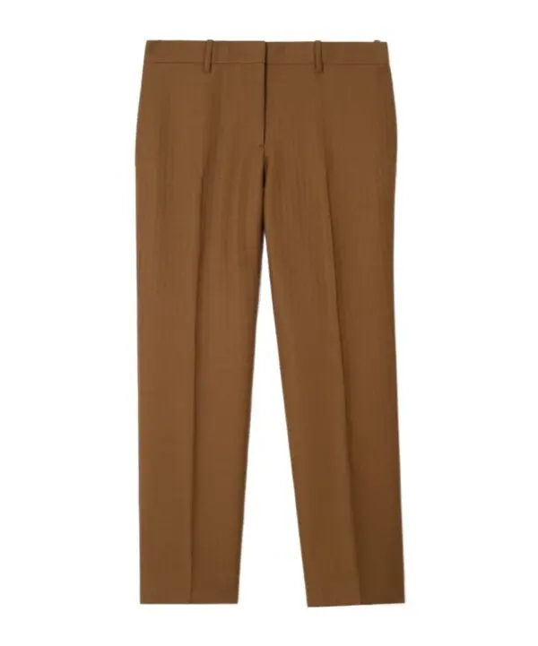 Burberry Slim Tailored Pants - Hazelnut Brown
