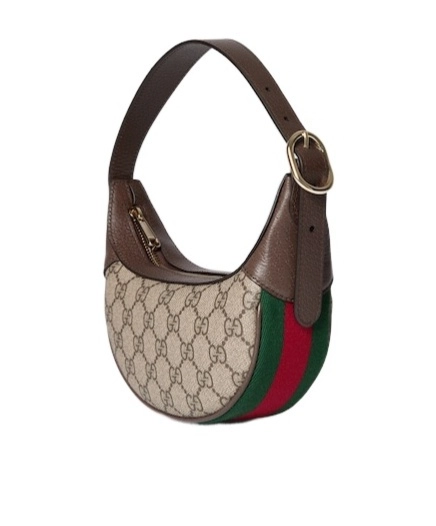 Gucci Ophidia Small Shoulder Bag With Double G - Nude