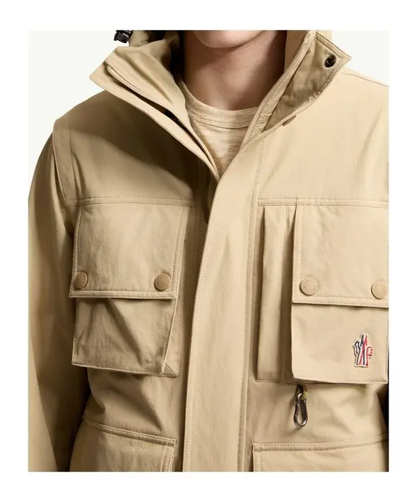 Moncler Lione Hooded Jacket - Beige