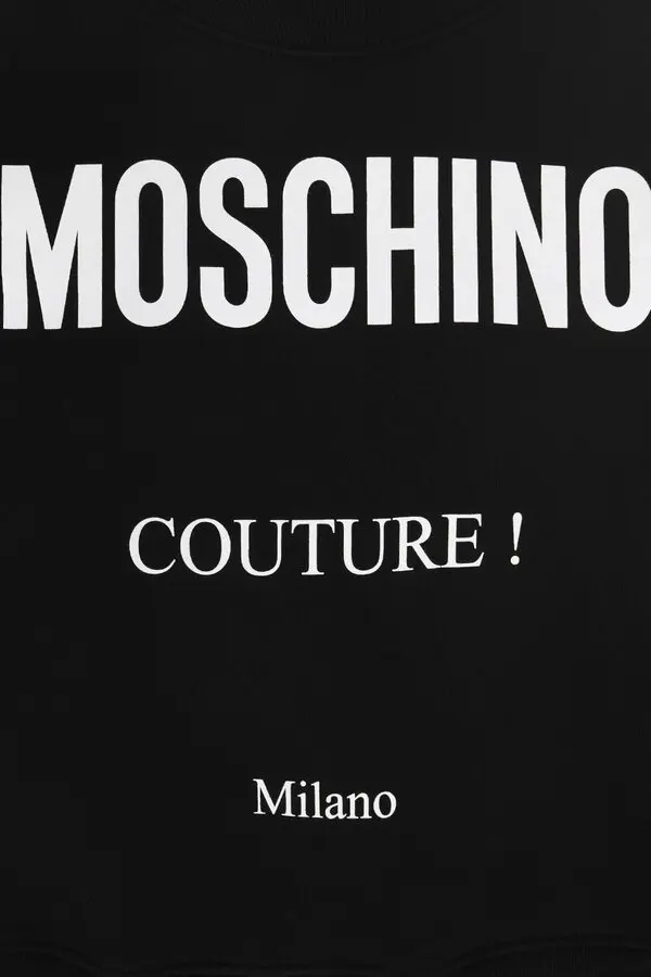 Moschino Couture! Milano" Printed Crewneck Sweatshirt