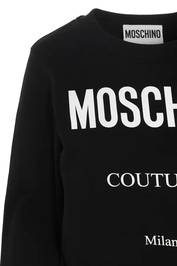 Moschino Couture! Milano" Printed Crewneck Sweatshirt