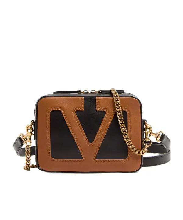 Valentino Garavani Viva Superstar Zip-up Crossbody Bag - Brown