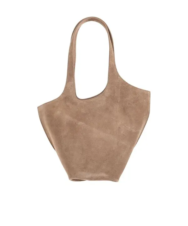 Attico Scoop Shoulder Bag - Brown
