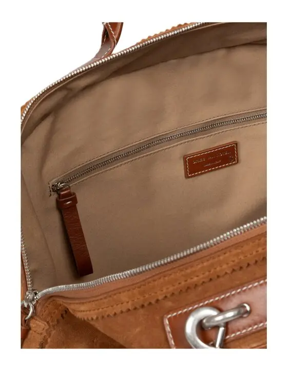 Dries Van Noten Top Handle Shoulder Bag - Brown