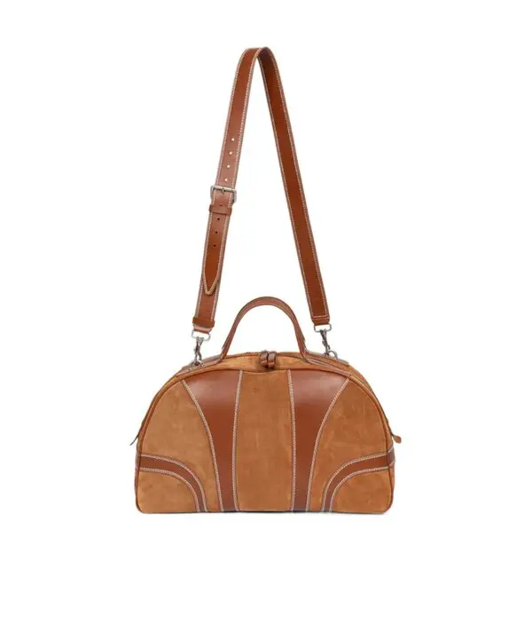 Dries Van Noten Top Handle Shoulder Bag - Brown