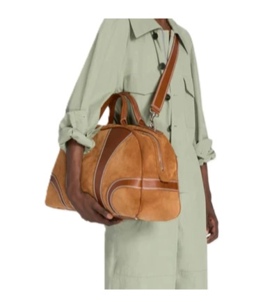 Dries Van Noten Top Handle Shoulder Bag - Brown