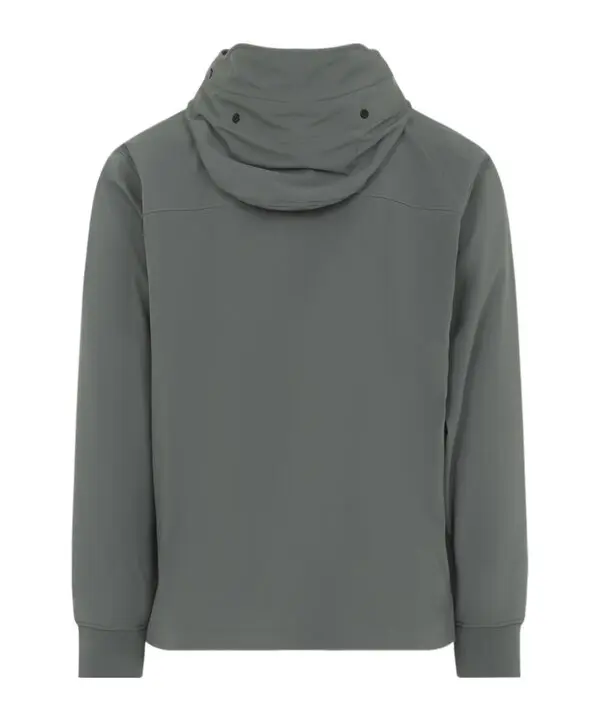 C.P. COMPANY Zip Pocket Hooded Jacket - Gray