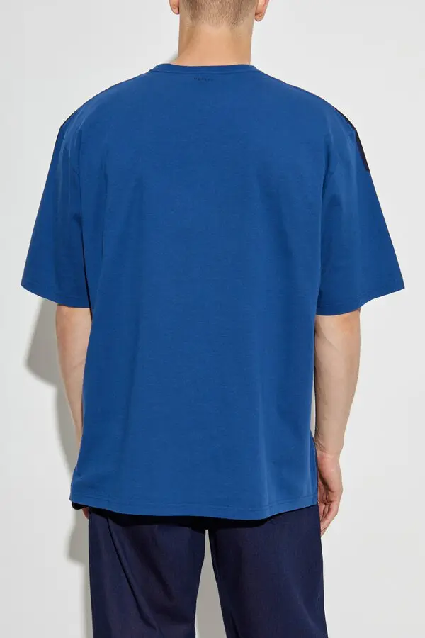 Alexander McQueen Skull Printed Crewneck T-shirt - Blue