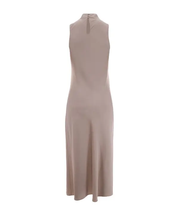 Patrizia Pepe Cutout Halterneck Midi Dress