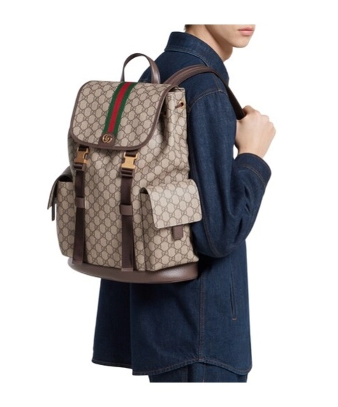 Gucci Ophidia Backpack - Nude