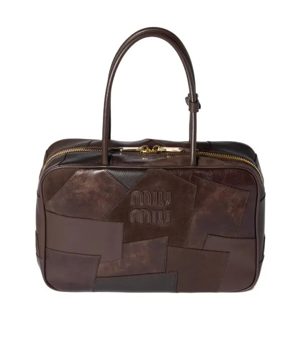Miu Miu Leather Patchwork Beau Bag