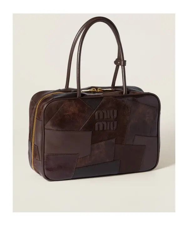 Miu Miu Leather Patchwork Beau Bag