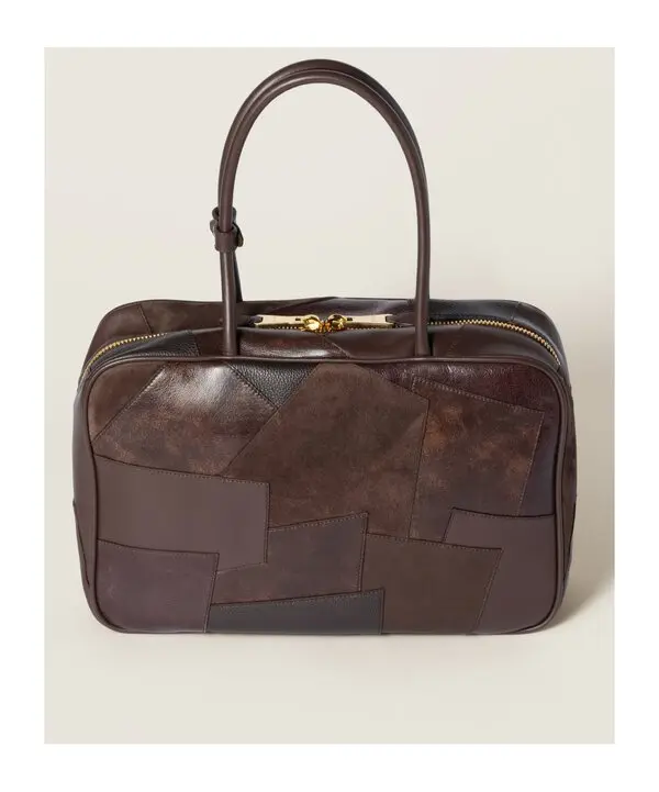 Miu Miu Leather Patchwork Beau Bag
