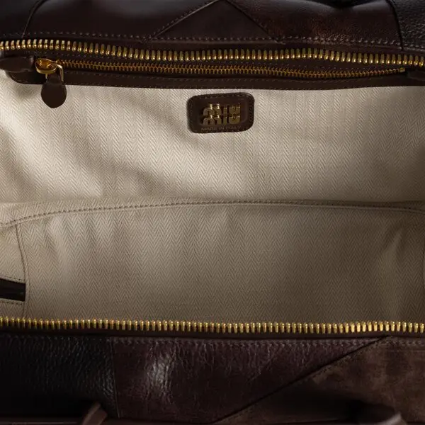 Miu Miu Leather Patchwork Beau Bag