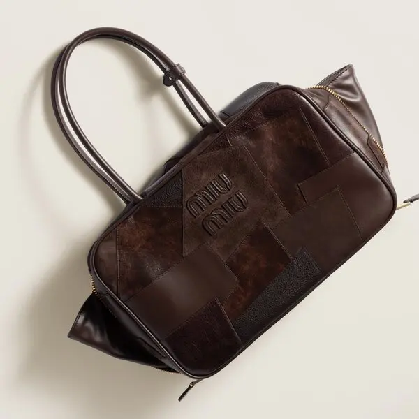 Miu Miu Leather Patchwork Beau Bag