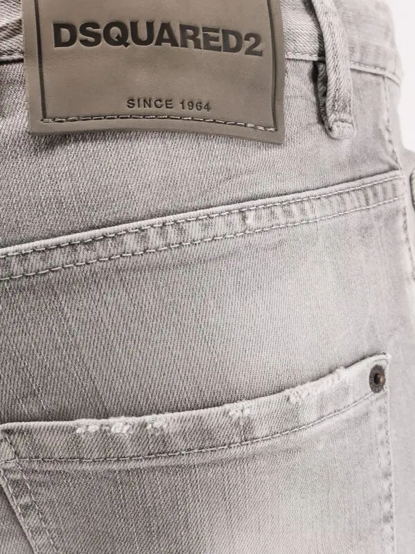 Dsquared2 Distressed Low-rise Jeans