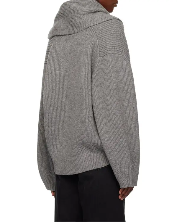 TOTEME Double-breasted Ribbed Cardigan