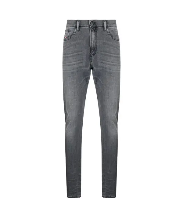 DIESEL® D-amny Mid-rise Slim-fit Jeans - Gray
