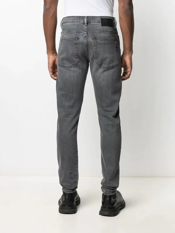 DIESEL® D-amny Mid-rise Slim-fit Jeans - Gray