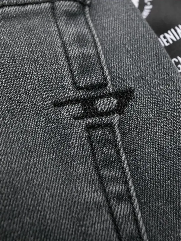 DIESEL® D-amny Mid-rise Slim-fit Jeans - Gray
