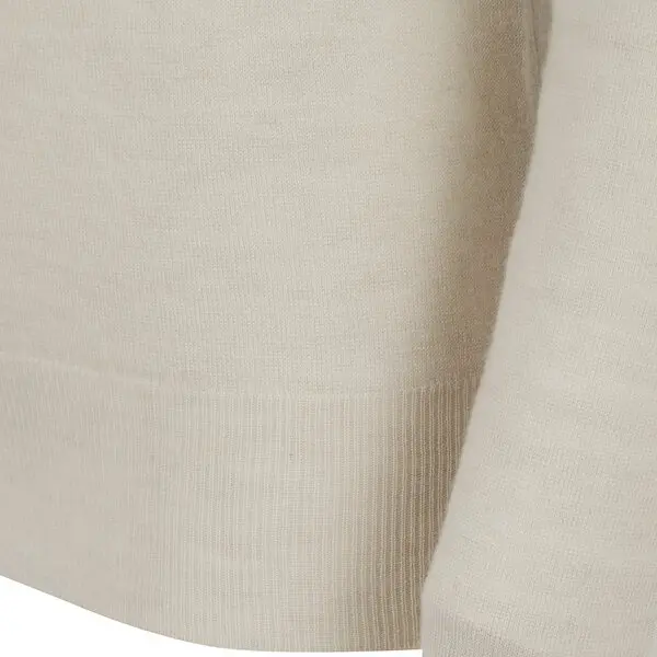 JOSEPH Ribbed Knitwear Long Sleeve Top - Nude
