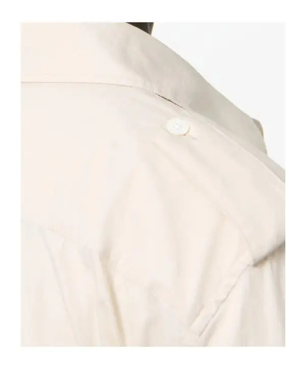 Our Legacy Lean Chest-pockets Shirt - Eggshell