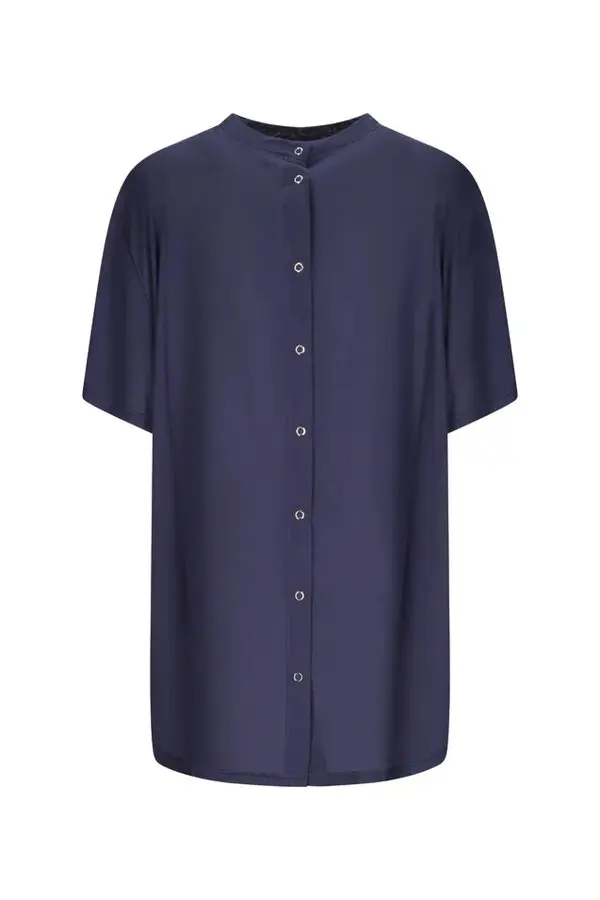 DARKPARK Linda Back Snapped Jersey T-shirt
