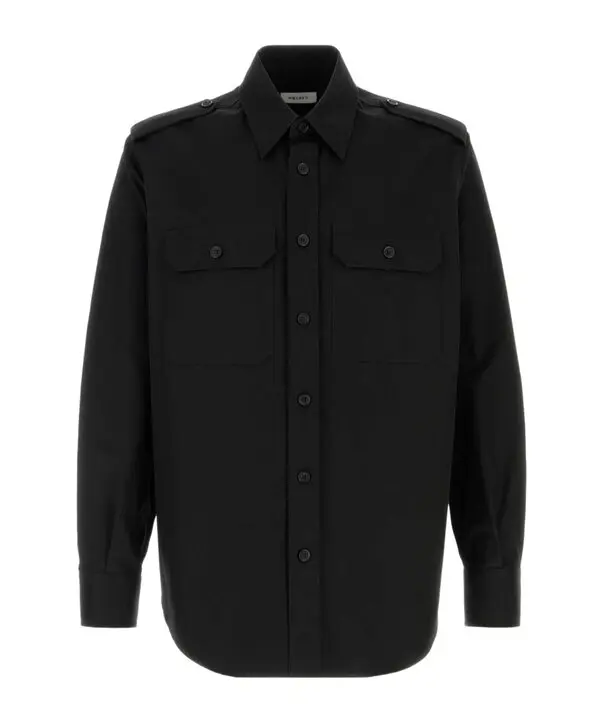 Alexander McQueen Long-sleeved Buttoned Shirt - Black