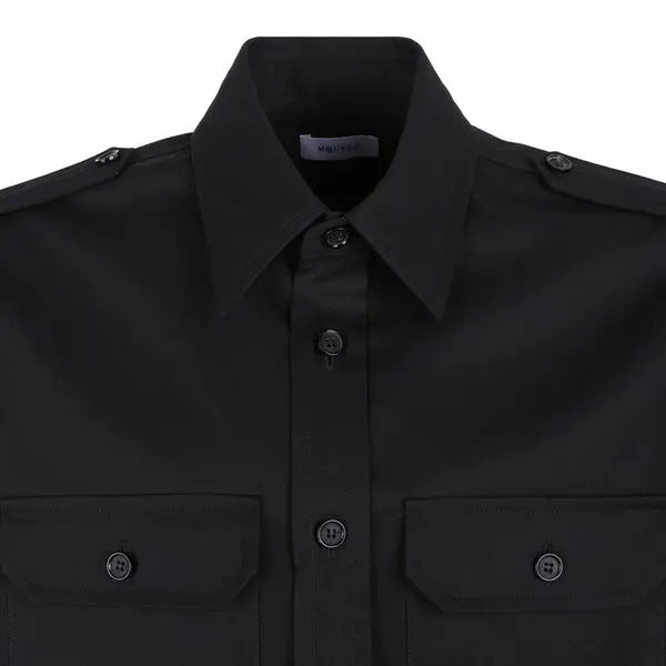 Alexander McQueen Long-sleeved Buttoned Shirt