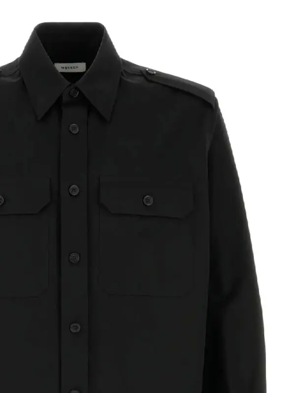 Alexander McQueen Long-sleeved Buttoned Shirt