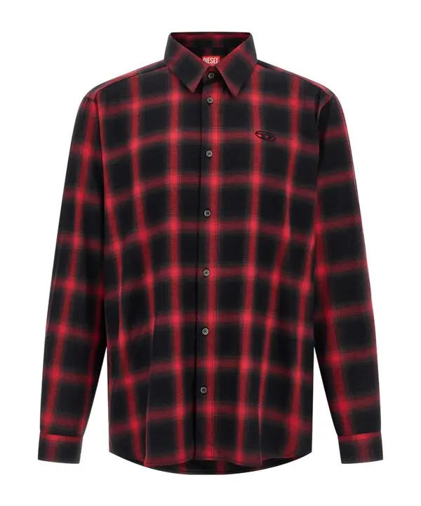 DIESEL® Checked Long-sleeved Shirt