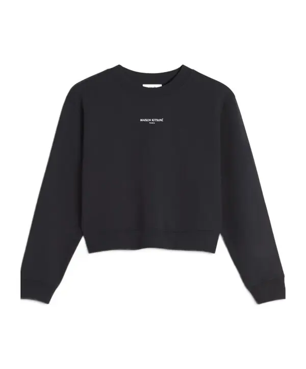 Maison Kitsuné Logo Embroidered Pullover