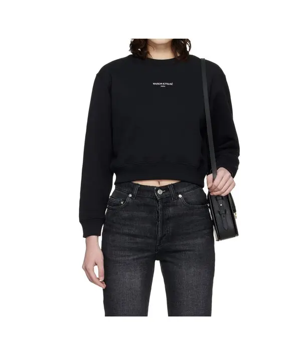 Maison Kitsuné Logo Embroidered Pullover