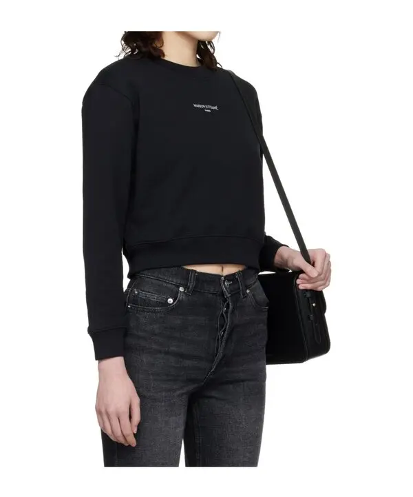 Maison Kitsuné Logo Embroidered Pullover