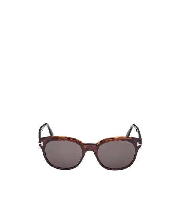 TOM FORD Oval Frame Sunglasses - Gray