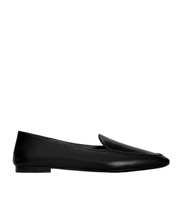 Celine Aura Loafer In Goatskin - Black