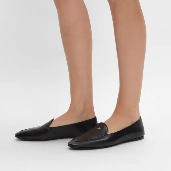Celine Aura Loafer In Goatskin - Black