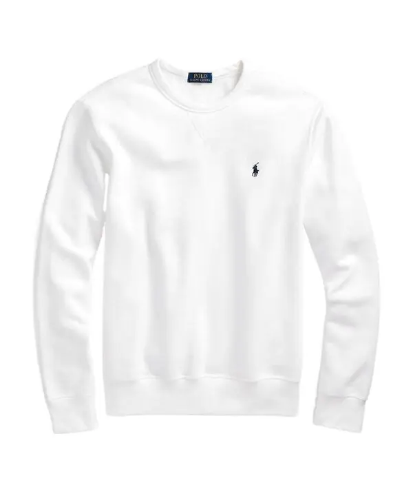 Polo Ralph Lauren Embroidered Crewneck Sweatshirt - White